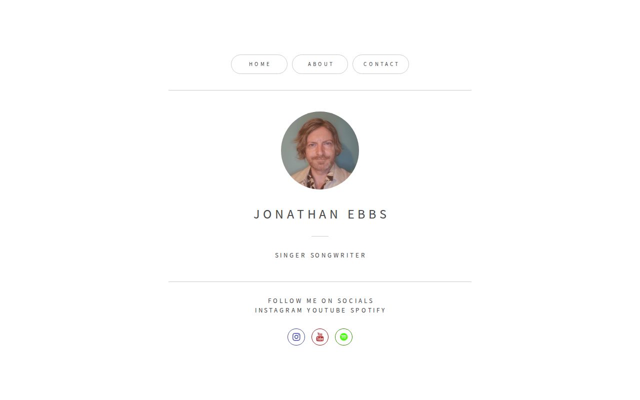 Jonathan Ebbs Singer Songwriter